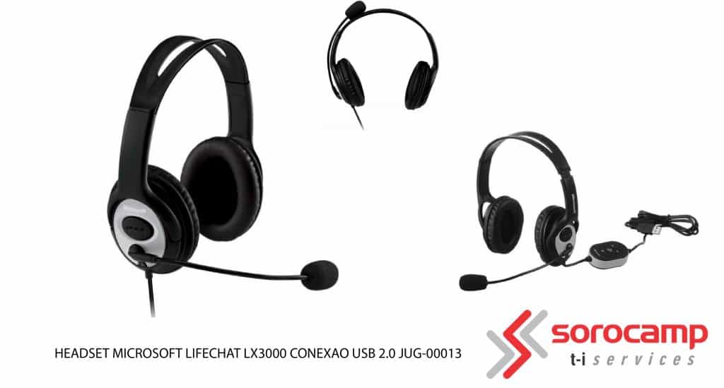 HEADSET MICROSOFT LIFECHAT LX3000 - Sorocamp